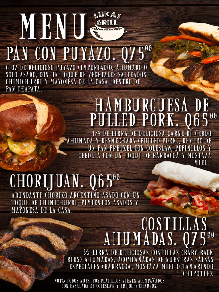 Menu Lukas Grill | PDF