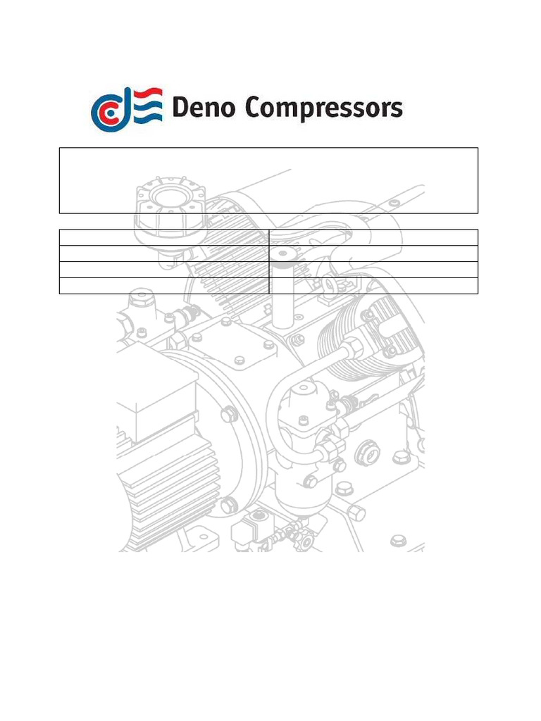 Deno L2-Series Compressor Manual | PDF | Piston | Valve