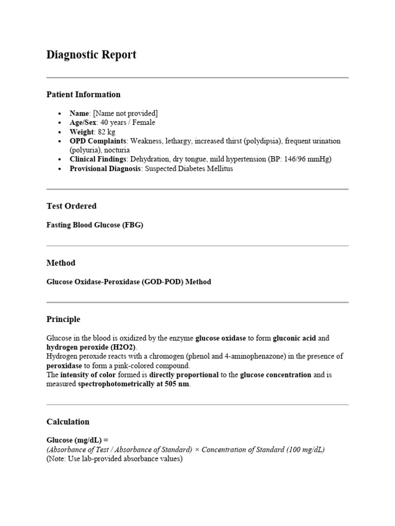 Diagnostic Report | PDF