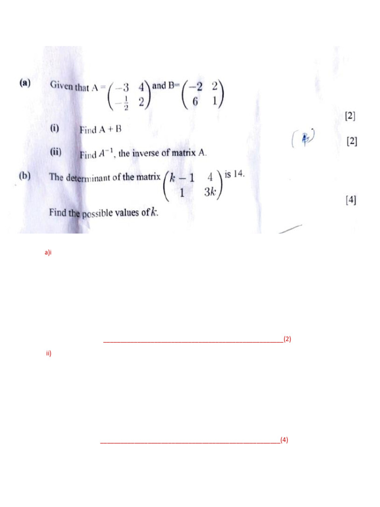 Form 3 Maths Mid Year Exams 101008 | PDF | Mathematics | Equations