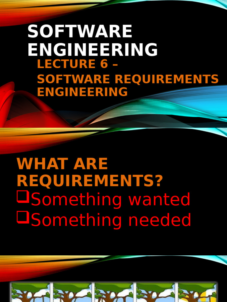 Lecture Software Requirement Engineering SE | PDF | Computing | Information Technology