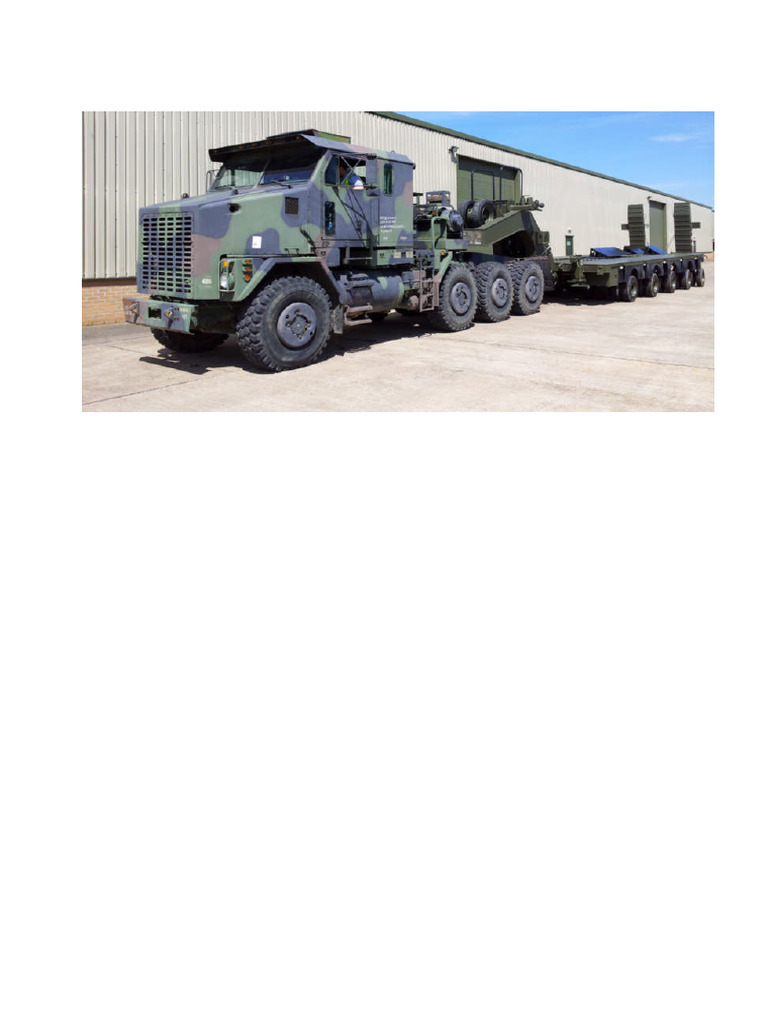M1070 HETS Specifications and Overview | PDF | Vehicles | Land Vehicles