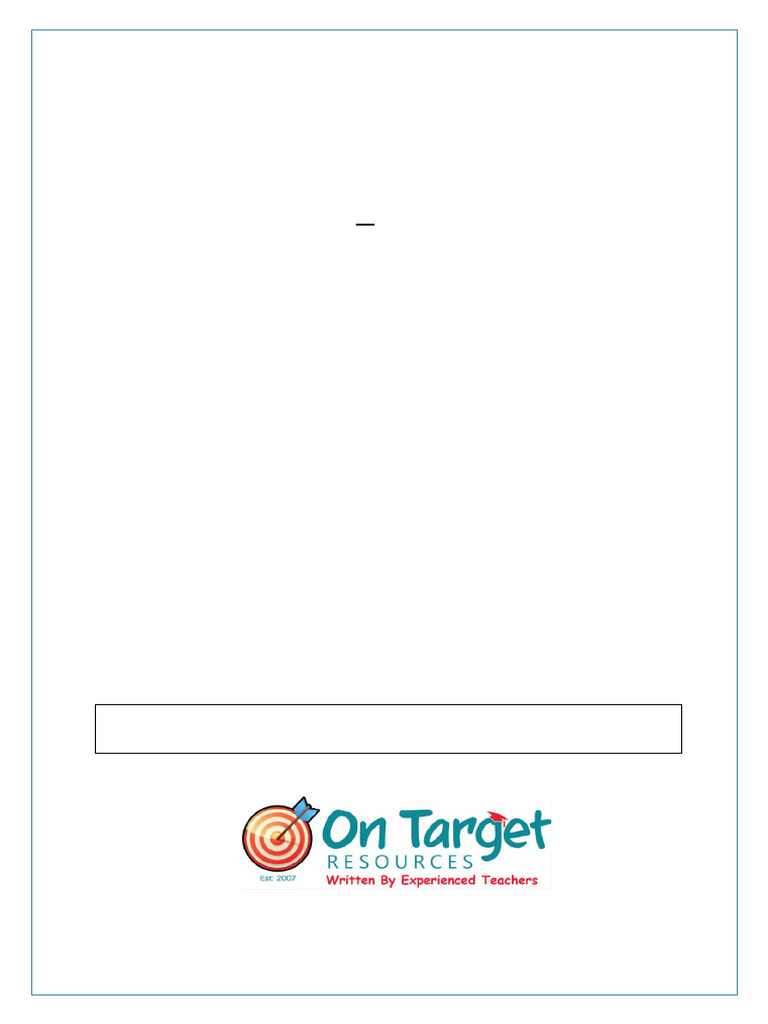 GL Maths Level 3 Set 3 Paper 2 | PDF