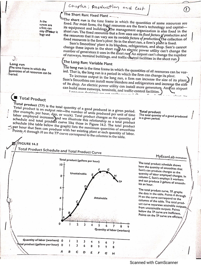 Chapter 4-Production, Cost and Market Types | PDF
