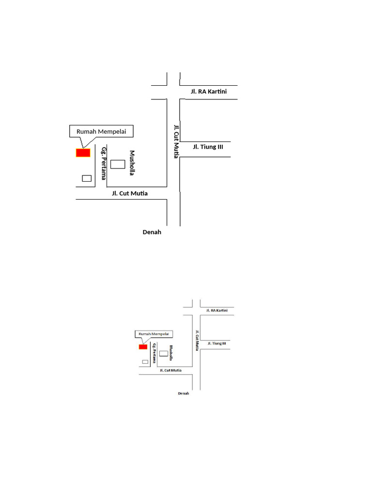 Denah Lokasi Undangan Pernikahan | PDF