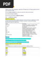 Comparative and Superlative Adjectives Guide | PDF | Linguistic ...