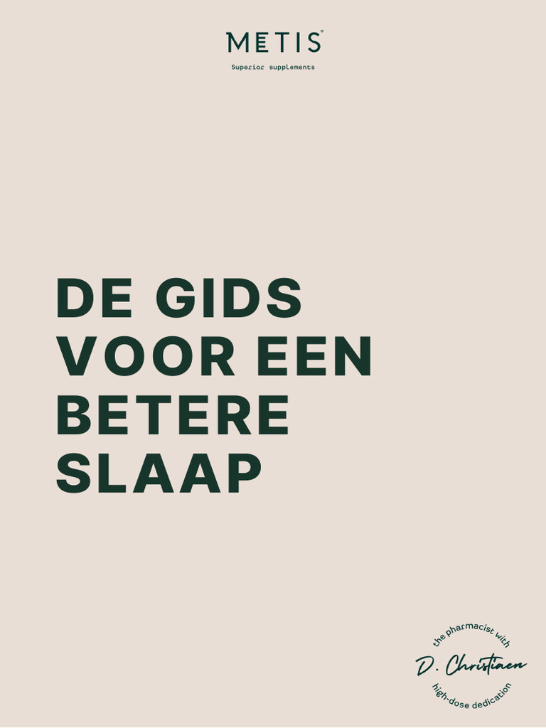 De Gids Voor Een Betere Slaap | PDF