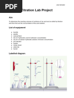 Neutralisation Practical | PDF | Titration | Chemistry
