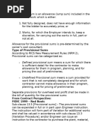 Understanding Prime Cost and Provisional Sums | PDF | Computers
