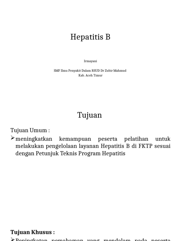 Hepatitis B | PDF