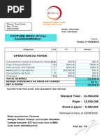 Facture d'hospitalisation de 3 500 $ | PDF