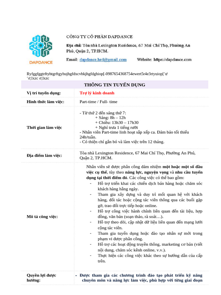 JD TR Lý Kinh Doanh | PDF