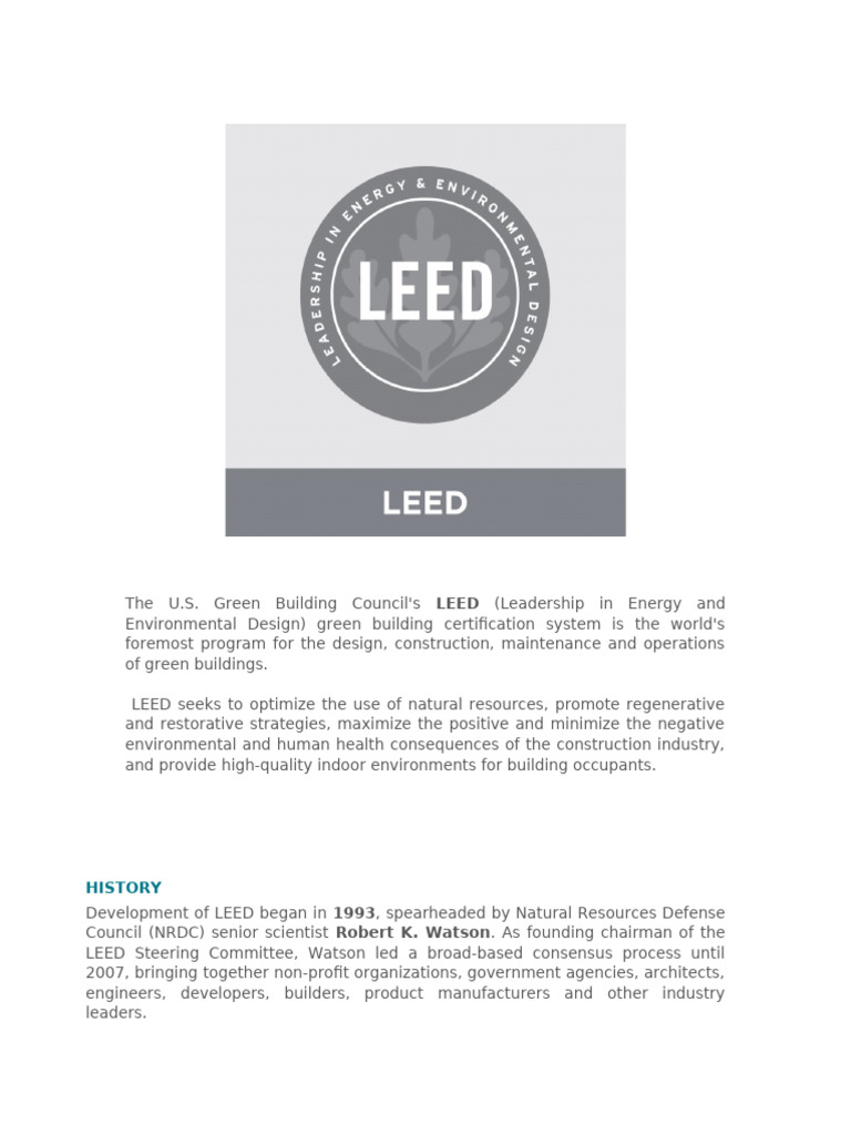 LEED v5 Certification Overview | PDF | Green Building | Economy And The ...