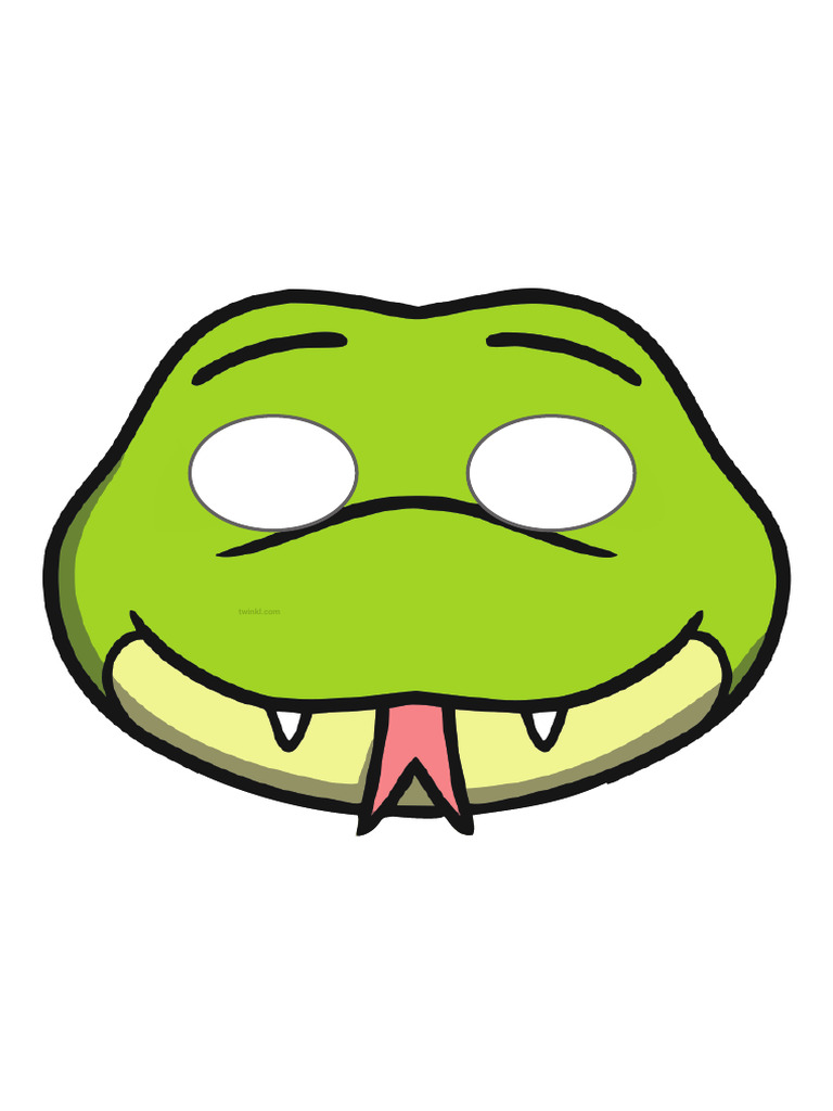 t Tp 1657534319 Snake Role Play Masks Ver 1 | PDF