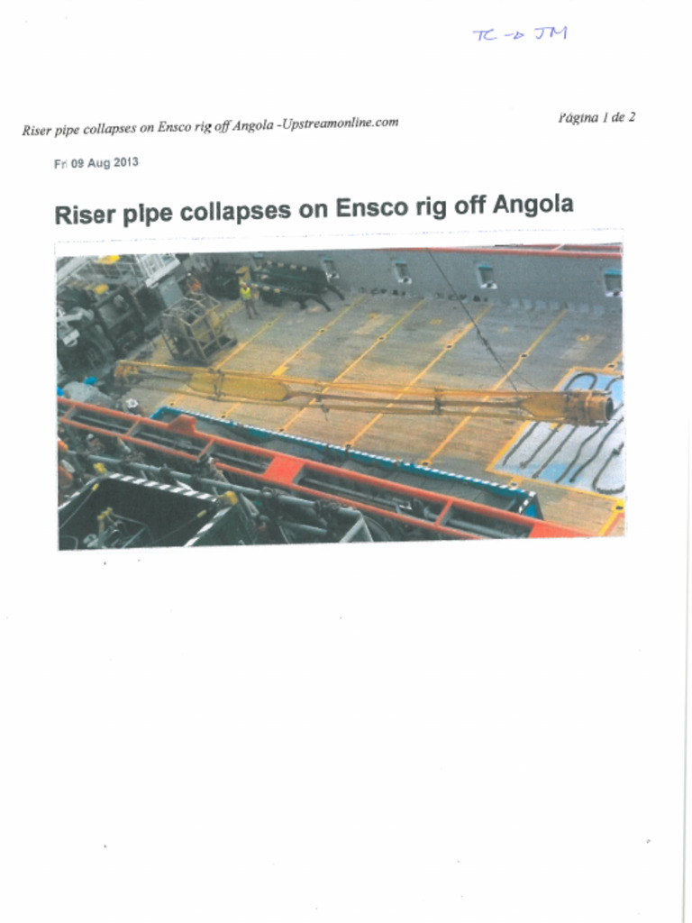 ENSCO Riser Collapse | PDF