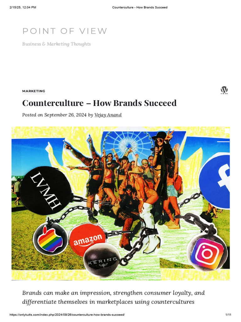 Counterculture - How Brands Succeed | PDF | Counterculture | Brand
