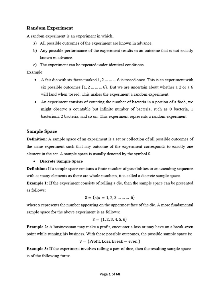 Stat M 102 Introduction To Probability | PDF | Probability Distribution | Random Variable