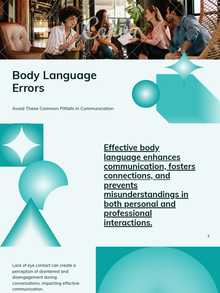 Presentation - Body Language Errors_20250702_145228_0000 | PDF | Body ...