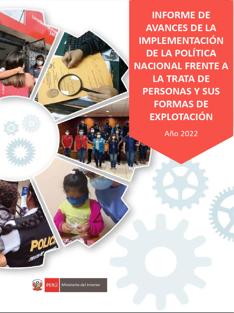 REPORTE-Informe de Avances en La Implementación de La Política Nacional Frente a La Trata de ...