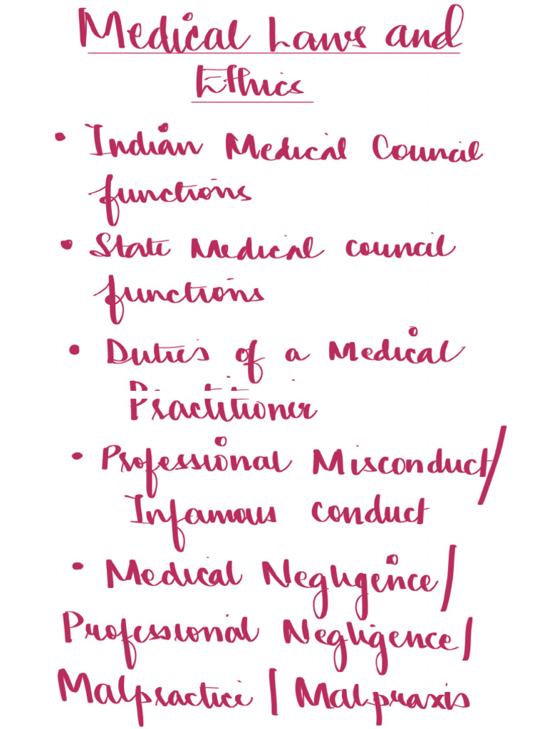 Medical Laws and | PDF