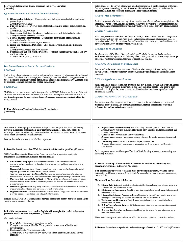 Blie 222 2021 - Merged | PDF | Libraries | Information Literacy