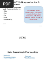 Drugs Used in The Treatment of Integumentary System Disorders | PDF ...