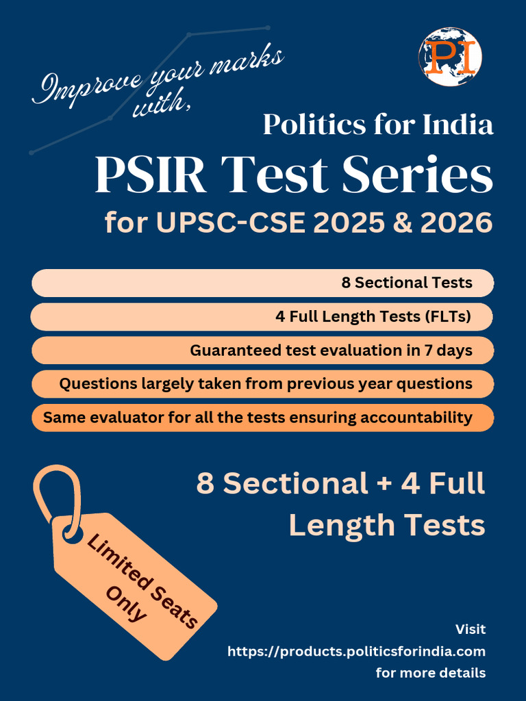 PSIR Test Series 2025-2026 Overview | PDF | Political Philosophy ...