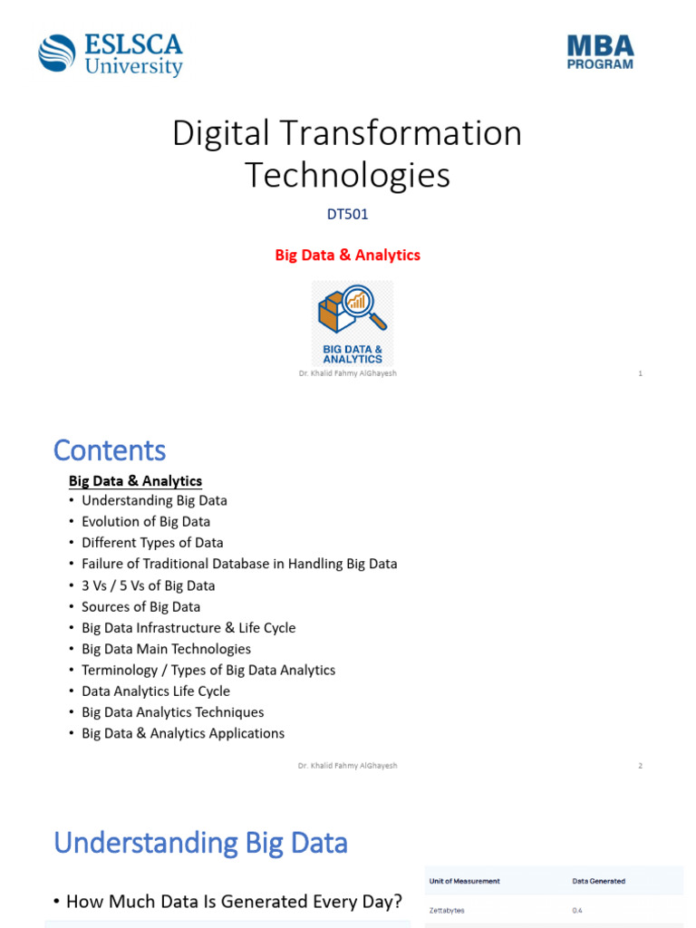 03-04 Big Data and Analytics | PDF | Apache Hadoop | Analytics