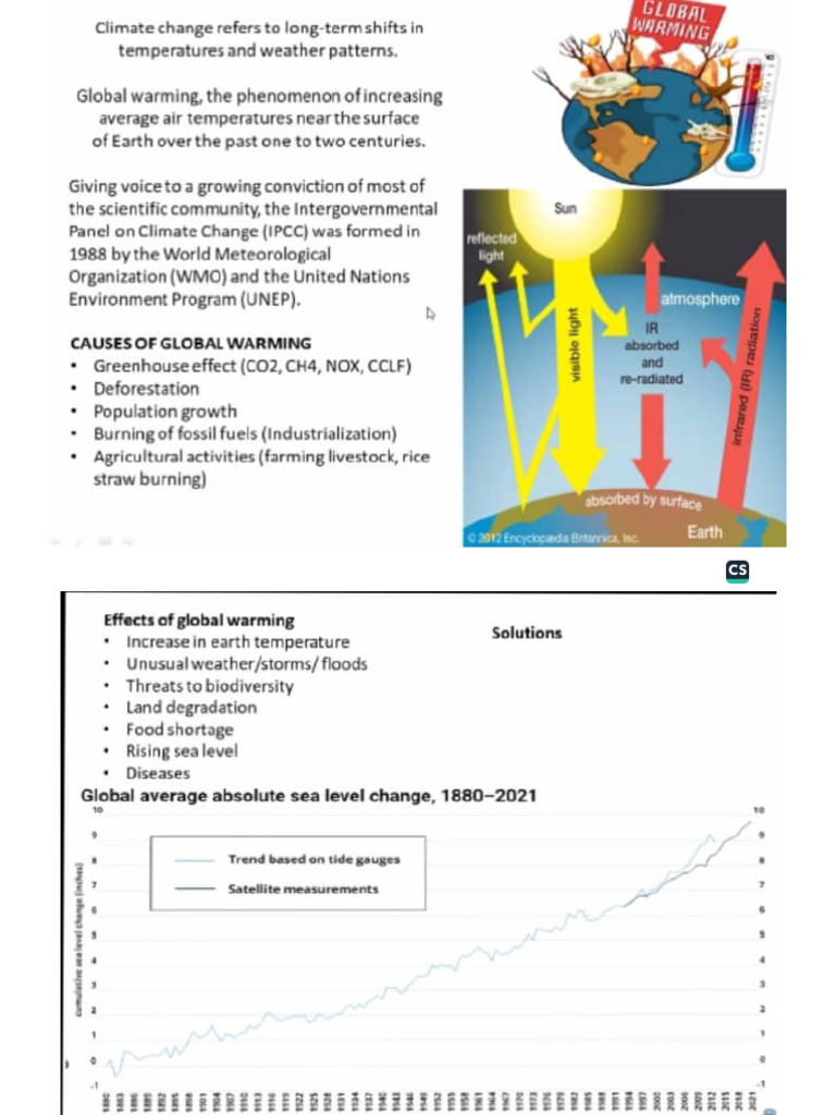 Climate Change and Global Warming | PDF