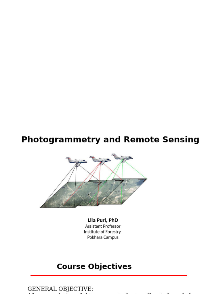 1 BSC 551 RS Brief History 2079 | PDF | Remote Sensing | Aerial Photography