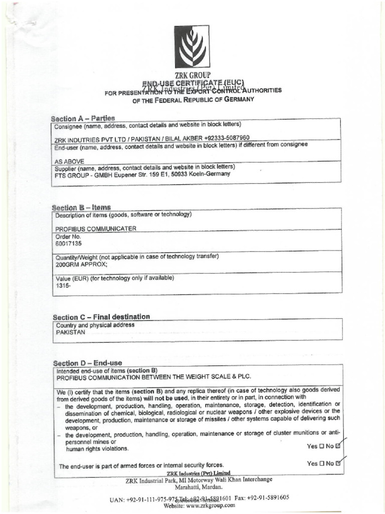 Fts Profibus Euc | PDF