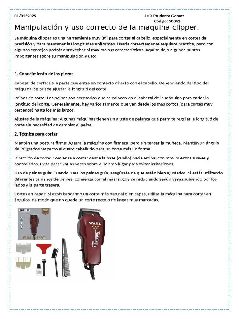 Maquina Clipper | PDF