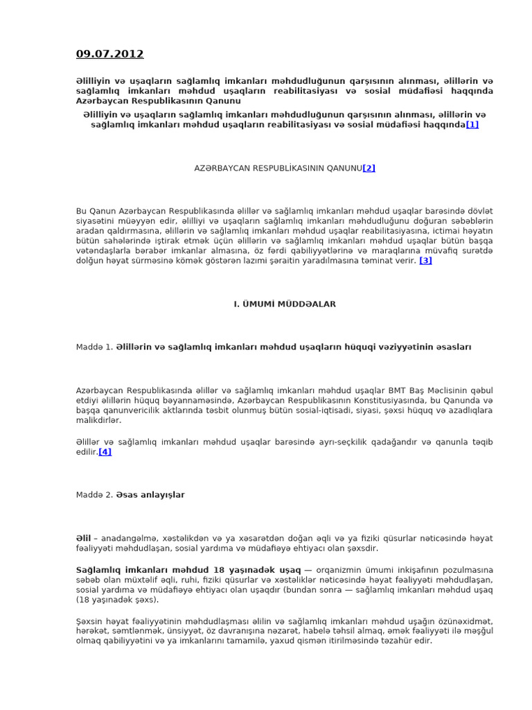 qanun eliller haqda | PDF