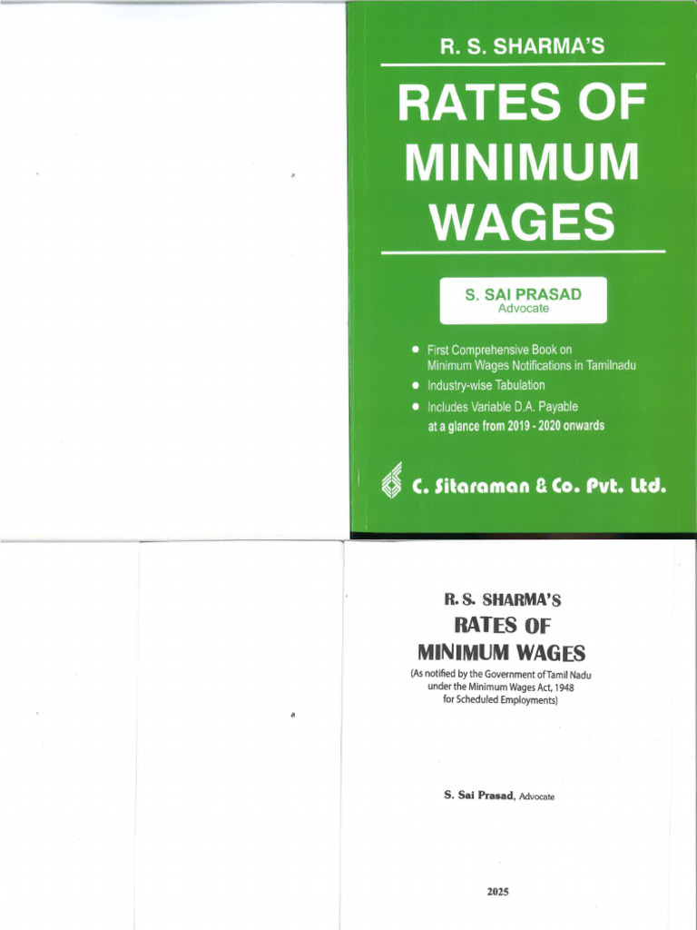 TN Minimum Wage 2025-1 | PDF