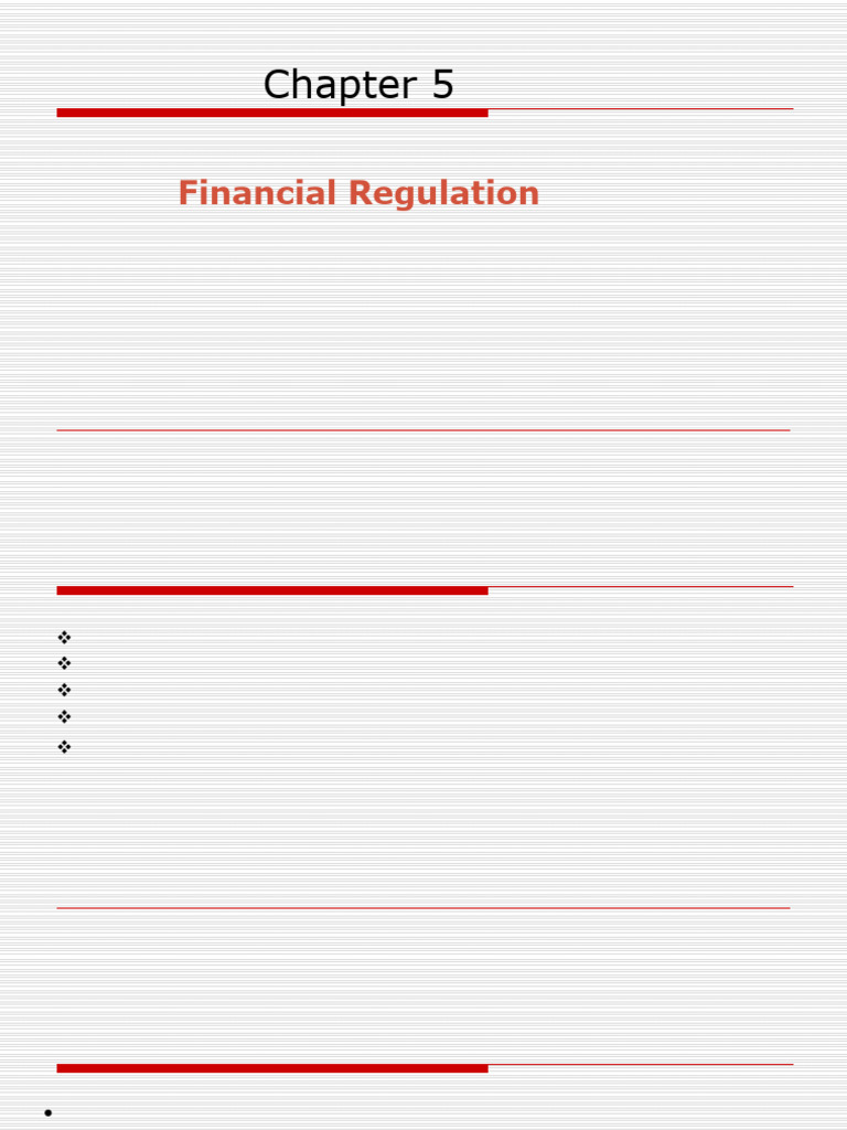 Understanding Financial Regulation Essentials | PDF | Bank Run | Banks