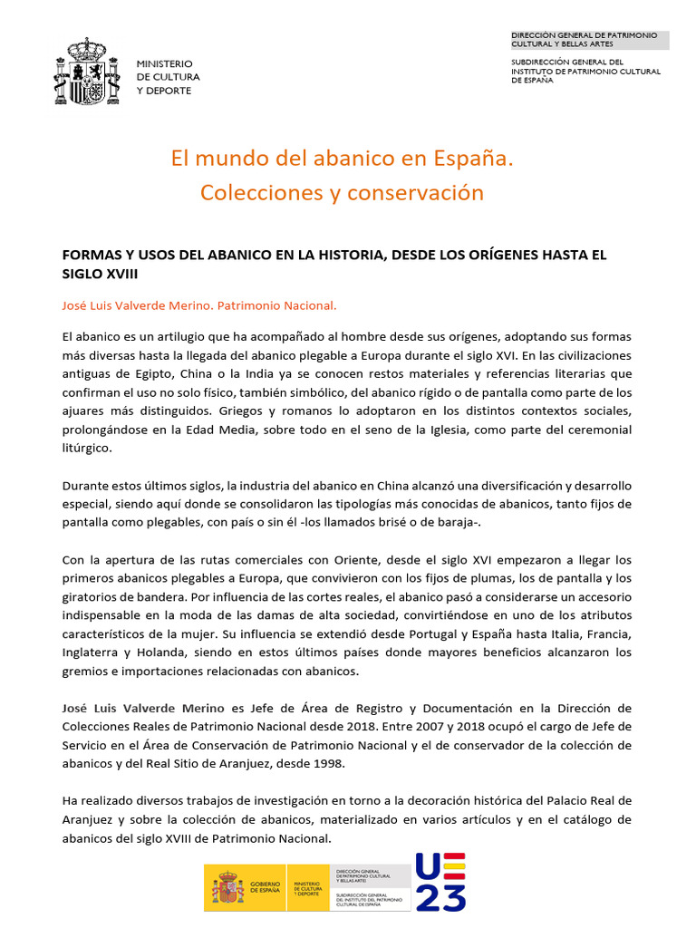 mundo del abanico | PDF | Museo | España