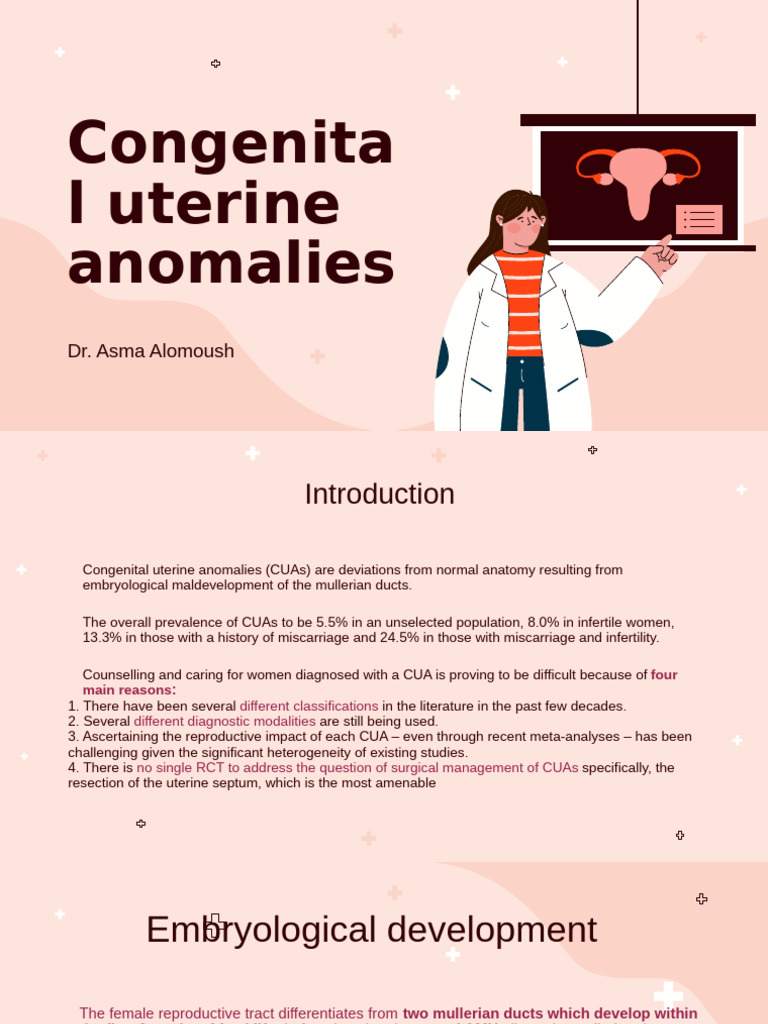 Reproductive Implications and Management of Congenital Uterine ...