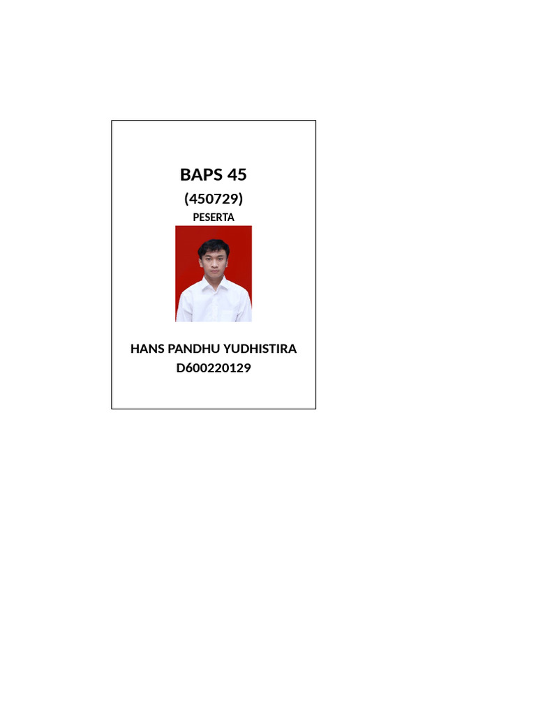 Cocard Baps | PDF