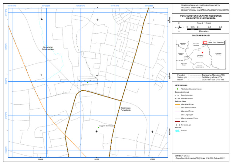Peta Cluster Sukasari Residence | PDF