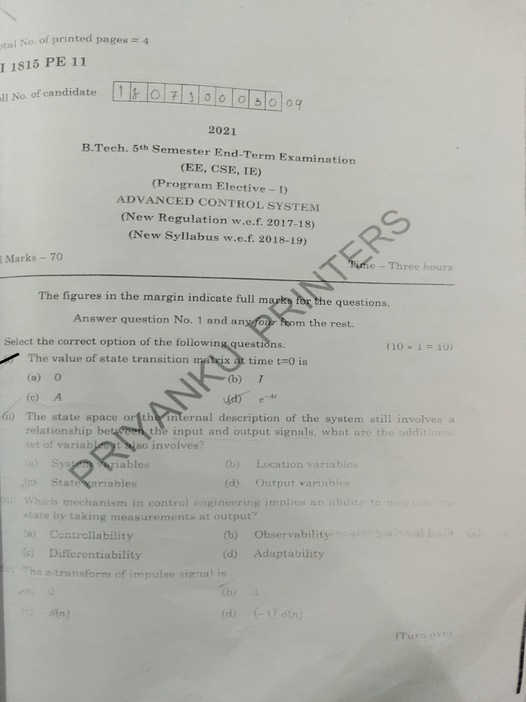 Advance Control System | PDF