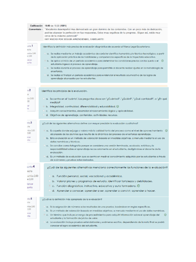 Evaluacon Modulo U 3 | PDF