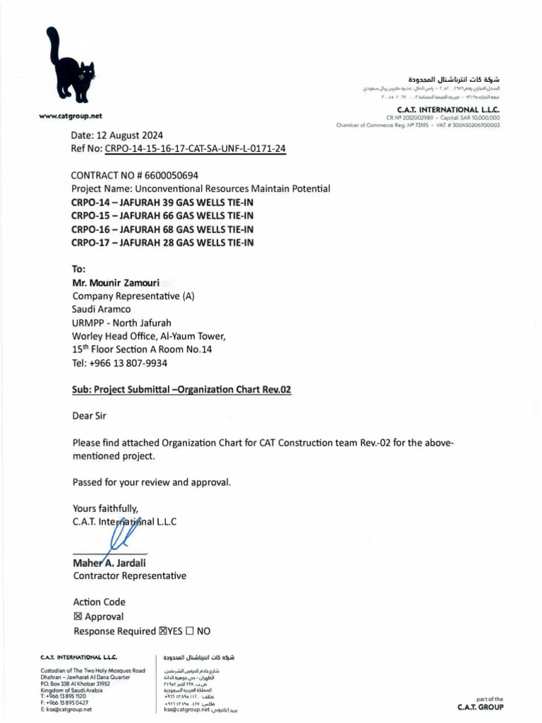 CRPO-14-15-16-17-CAT-SA-UNF-L-0171-24 Project Submittal - Organization ...