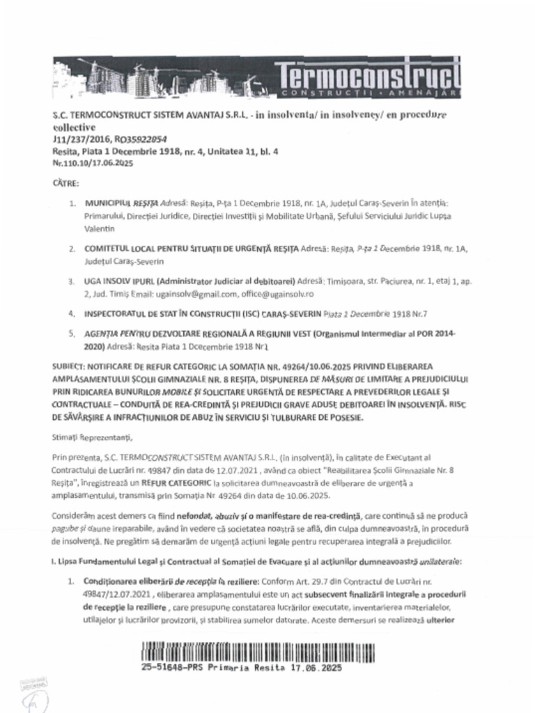 5.notif Refuz Somatie nr.110.10 - 17.06.2025 | PDF