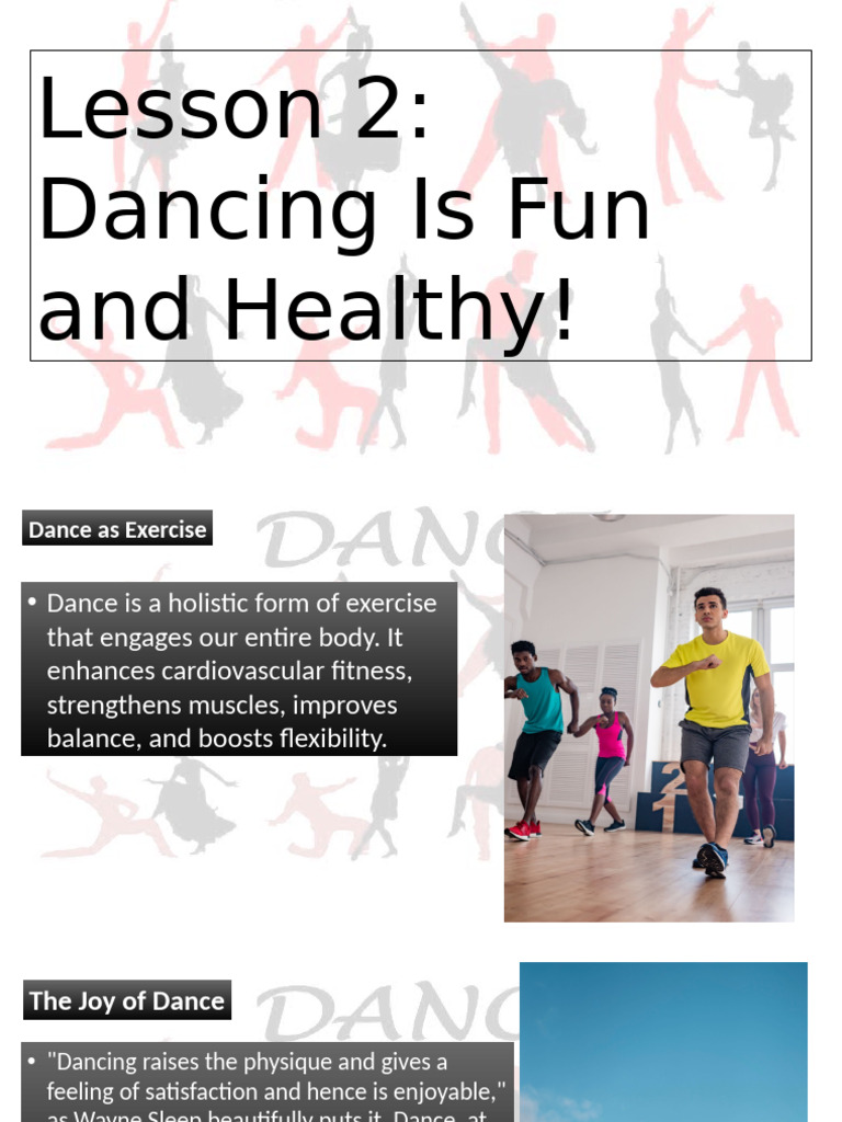 The Health Benefits of Dancing | PDF | Physical Fitness | Dances