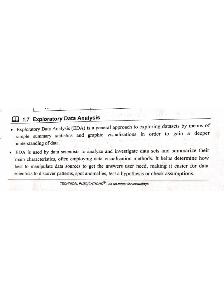 Exploratary Data Analysis | PDF