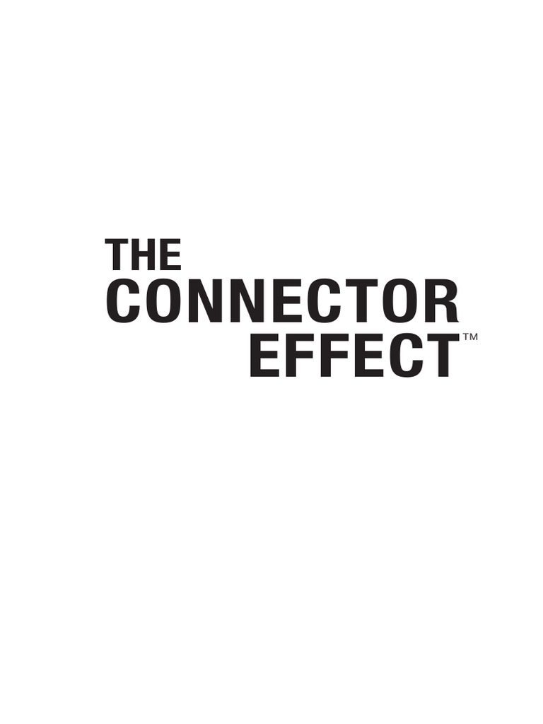 The Connector Effect for Business Growth | PDF