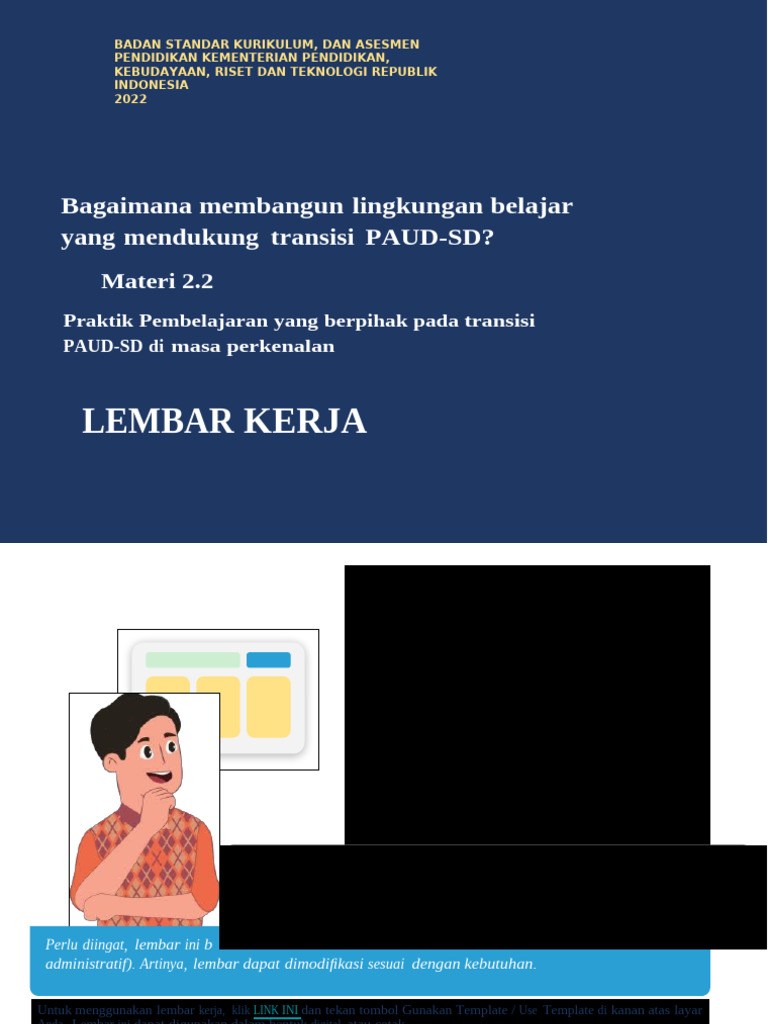 Contoh Lembar Asesmen Awal PAUD-SD | PDF