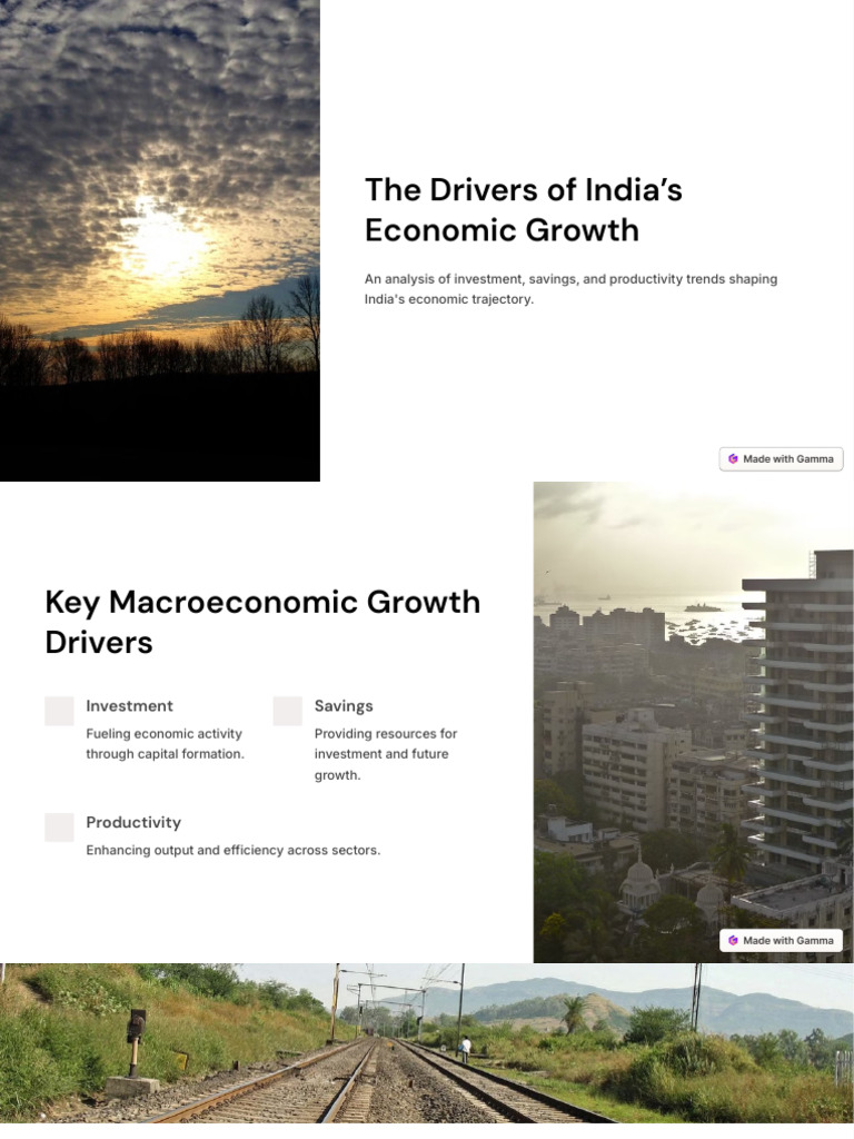 Drivers of India's Economic Growth | PDF | Economic Growth | Gross ...
