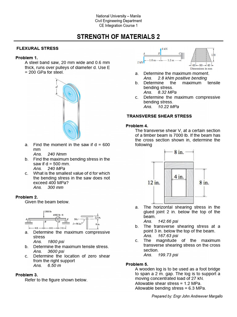 10 Strema 2 | PDF | Bending | Stress (Mechanics)