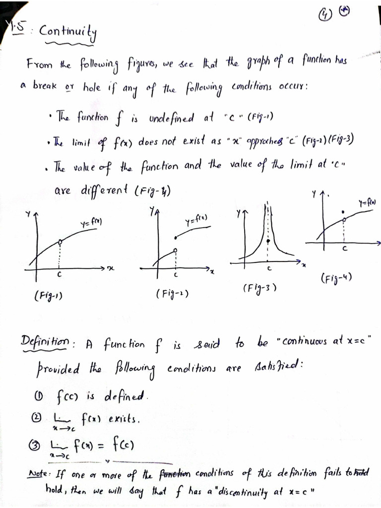 Continuity of Functions | PDF